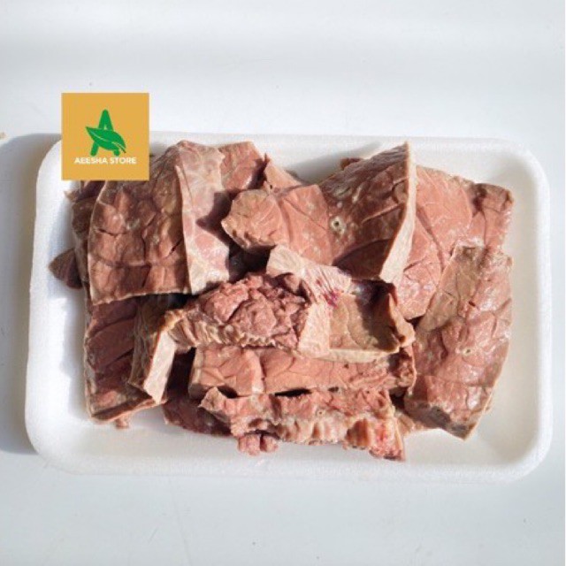 Jual Paru Sapi Slice 250gr Daging Paru Slice Rebus Beef Lung Slice ...