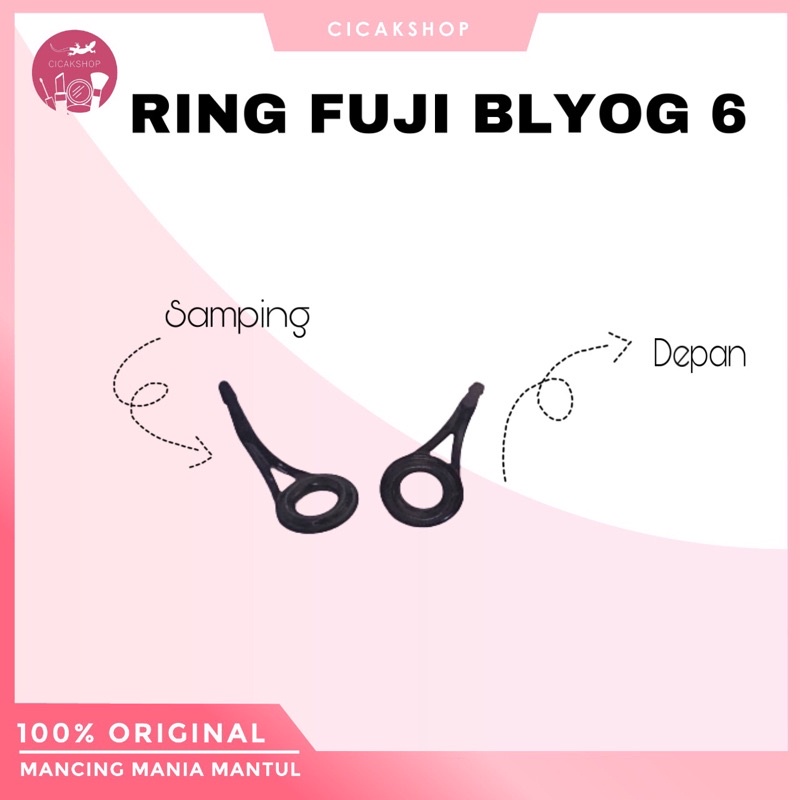 Jual cicakshop88 Liebe Ring guide joran fuji blyog size 6 satuan ...