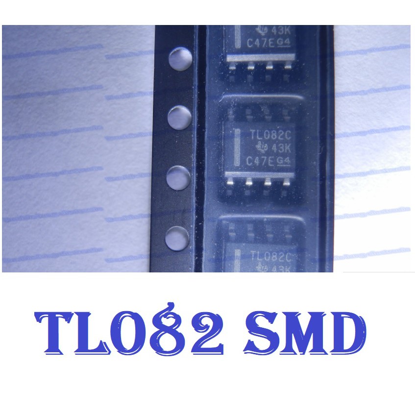 Jual IC TL082 TL082C SMD SOP8 Op-amp JFET-Input TL082CP TL 082 | Shopee ...