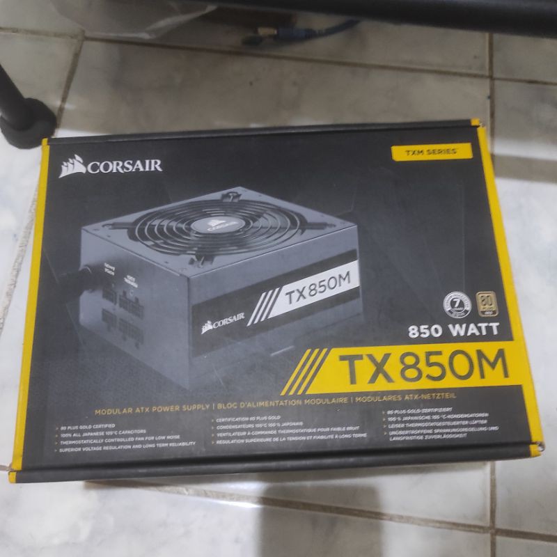 Jual corsair TX850M psu gaming 850w watt gaming mining power supply pc komputer | Shopee Indonesia