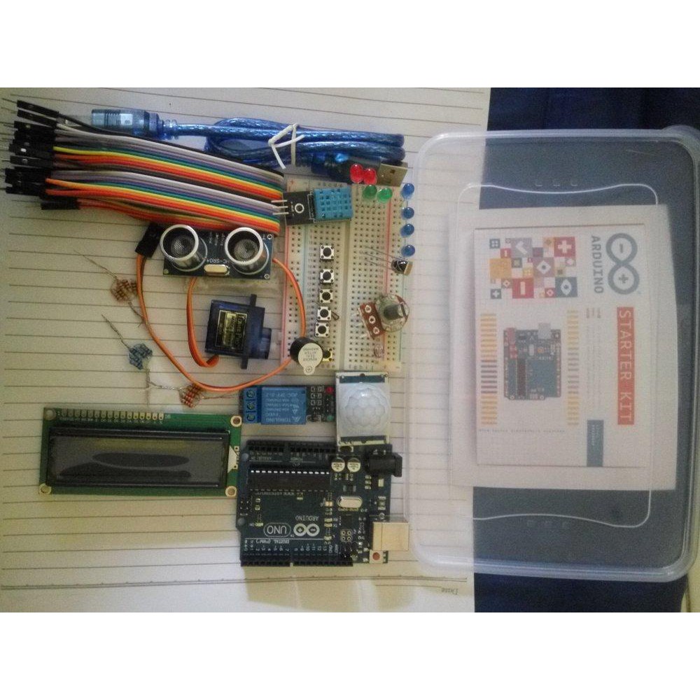 Jual Arduino uno r3 starter kit lengkap hemat free cd tutorial coding dl | Shopee Indonesia