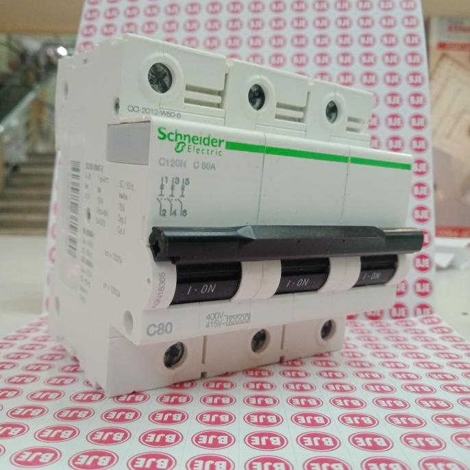 Jual Schneider MCB 10KA C120N 3P 80A A9N18365 | Shopee Indonesia