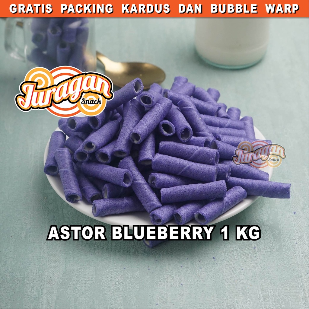 Jual ASTOR BLUEBERRY 1 KG Snack kiloan makanan ringan jajanan cemilan ...
