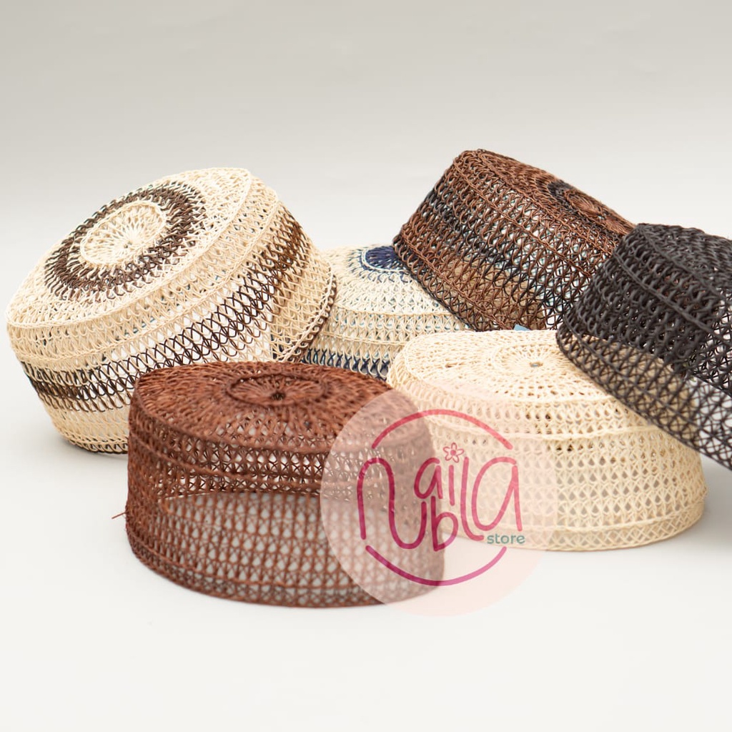 Jual peci rotan,peci jaring,peci habib bahar,peci rotan kalimantan ...