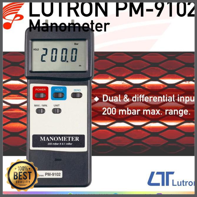 Jual alat Lutron PM-9102 Manometer - NON GARANSI | Shopee Indonesia