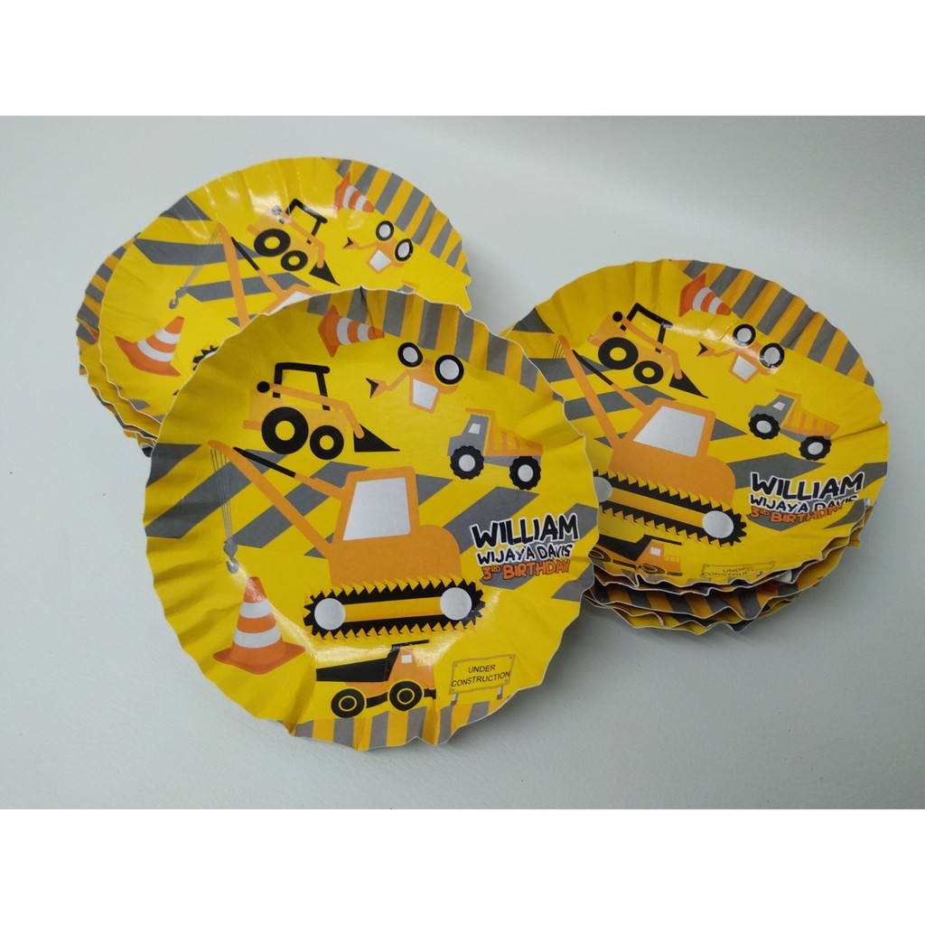 Jual piring kertas excavator / paper plate custom excavator / piring ...