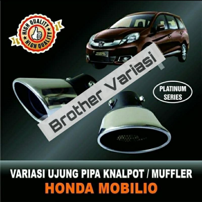 Jual Muffler Variasi Ujung Pipa Knalpot - Platinum - Honda Mobilio ...