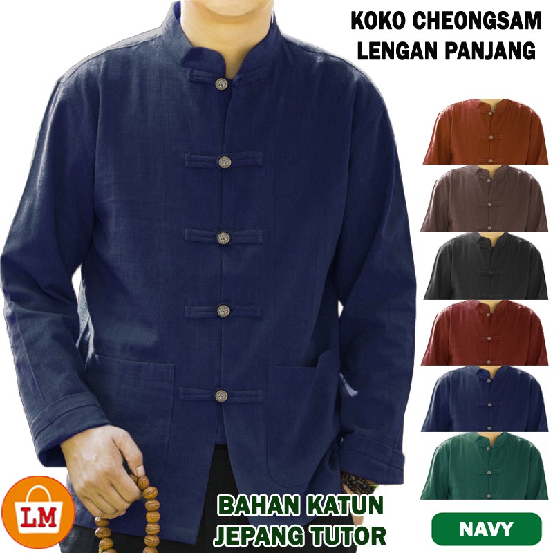 Jual Baju KOKO KUNGFU IPMAN Changsan Pria Muslim dewasa bahan Katun ...