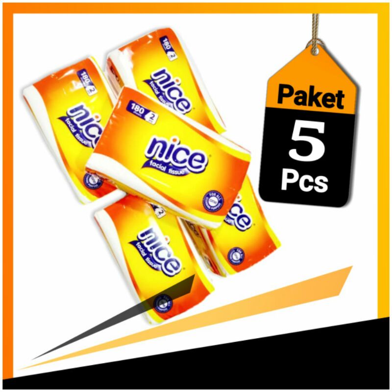 Jual tissu nice 180 sheet (5 paket) | Shopee Indonesia