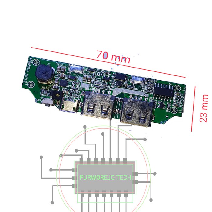 Jual modul powerbank 10000mah original part | Shopee Indonesia