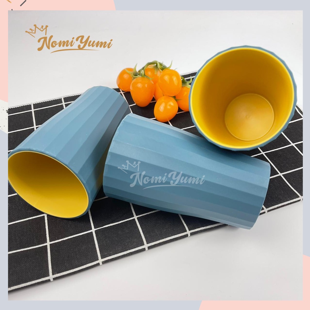 Jual Nomiyumi - Gelas Minum Dua Warna Gelas Two Tone Color Cangkir Mug ...
