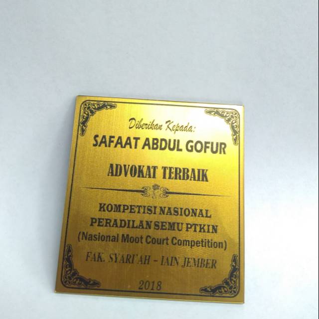 Jual Plakat Nama Grafir | Shopee Indonesia