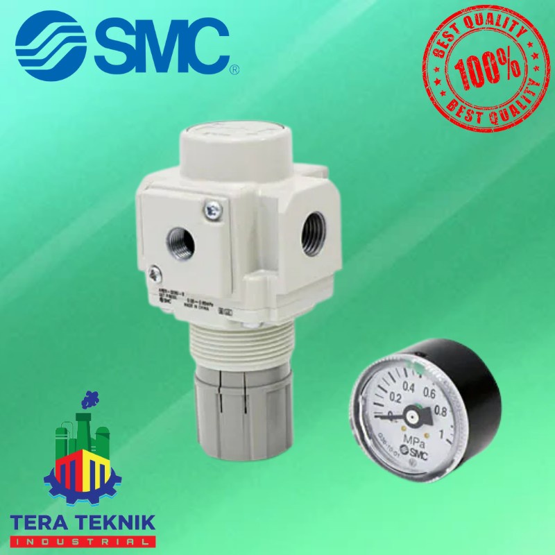 Jual Air regulator kompresor pneumatic SMC AR20K-02BG-B 1/4"(READY STOCK) | Shopee Indonesia