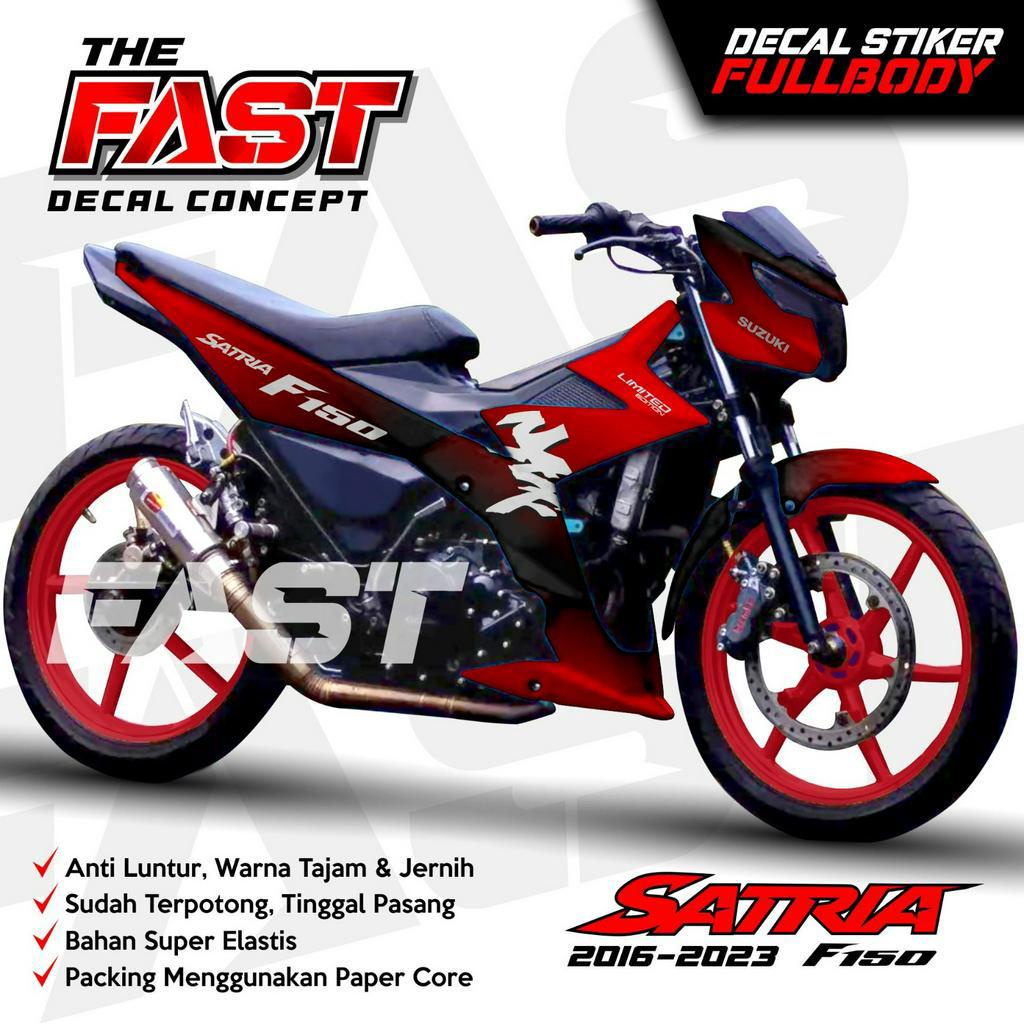 Jual TERBARU Decal Satria FU 150 Stiker Variasi Motor Satria F150 Full ...
