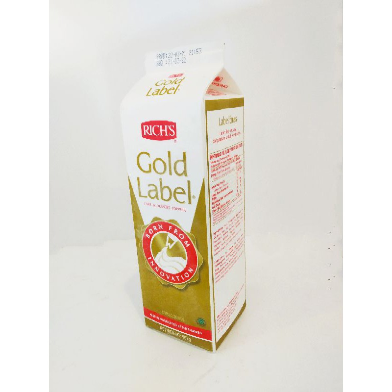 Jual Rich's Topping Gold Label | Shopee Indonesia