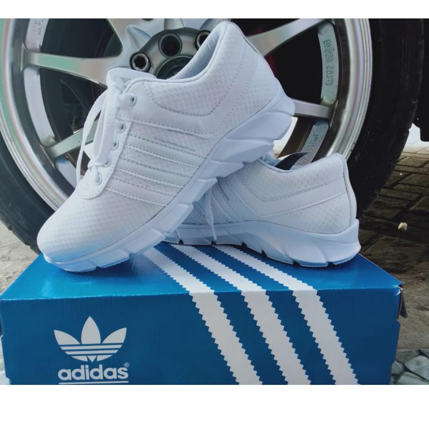 Jual Best JZLGG sepatu polos adidas putih neo sepatu running pria ...