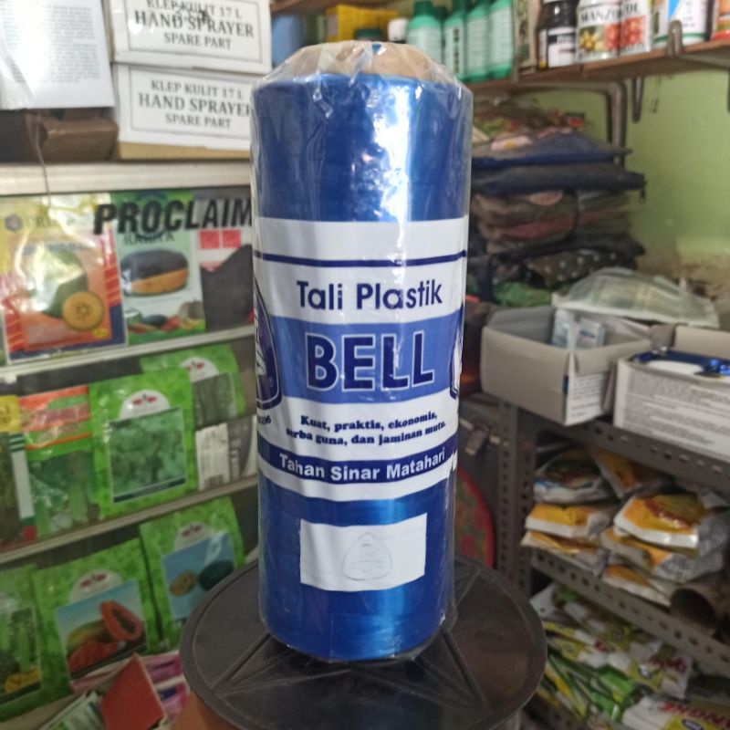 Jual TALI PLASTIK BELL BIRU ( UKURAN BESAR ) UNTUK MENGIKAT TANAMAN ...