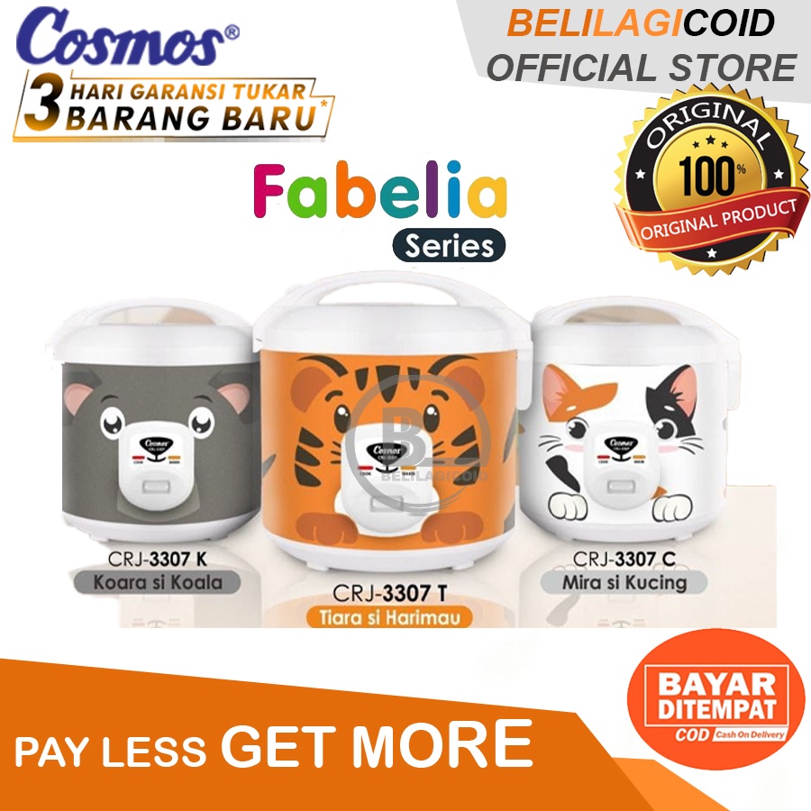Jual Cosmos Rice Cooker CRJ 3307 / Megicom Cosmos CRJ-3307 / Magic Com ...
