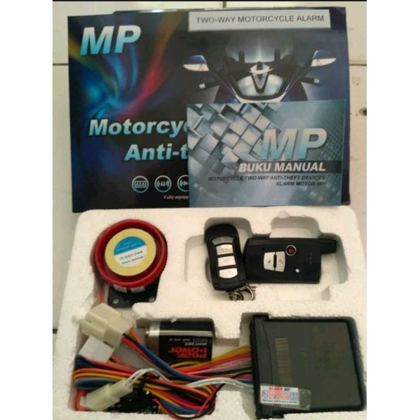 Jual alarm motor MP two way remote wireless universal. | Shopee Indonesia