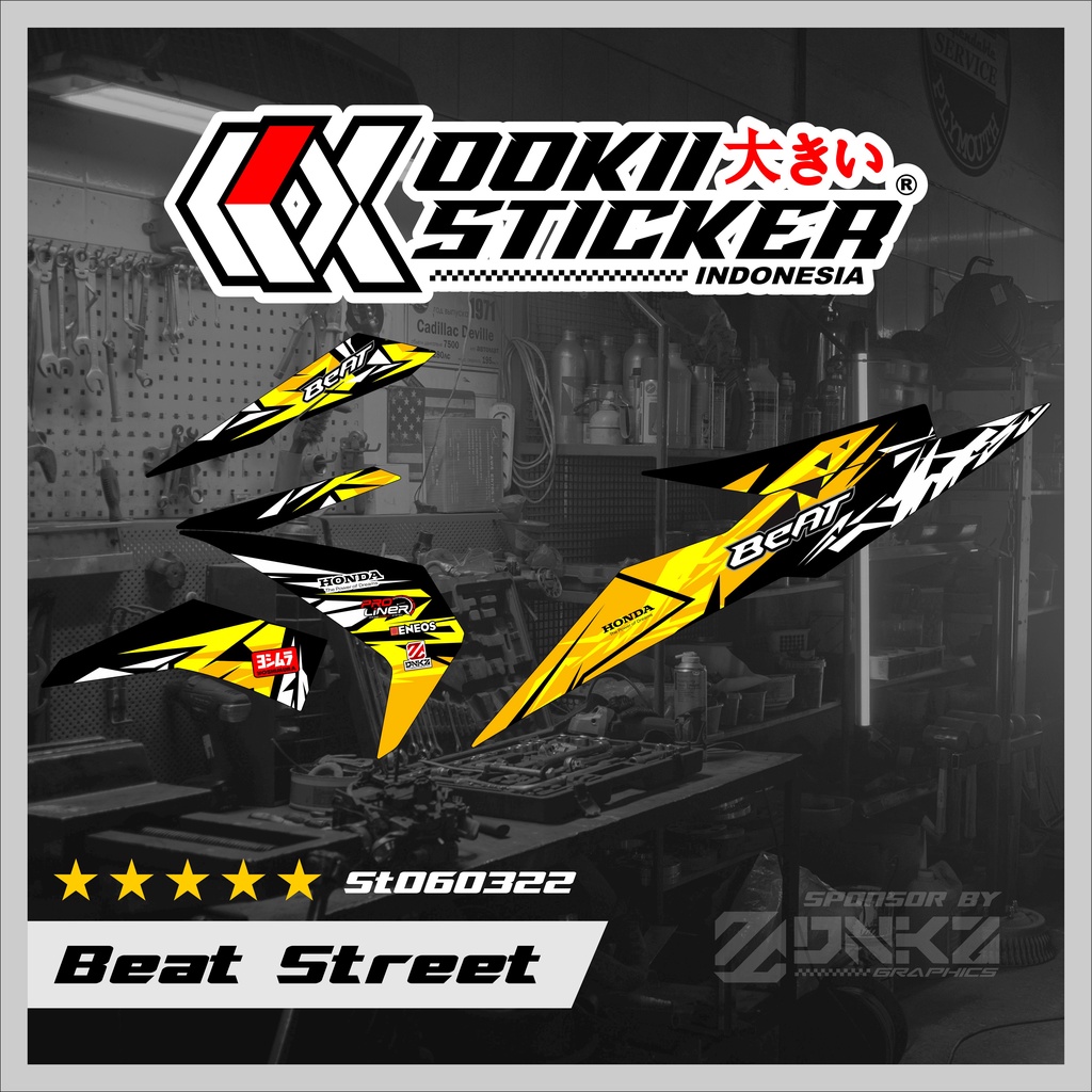 Jual Stiker Beat Street, Beat ESP Decal Striping Beat Street, Beat ESP ...