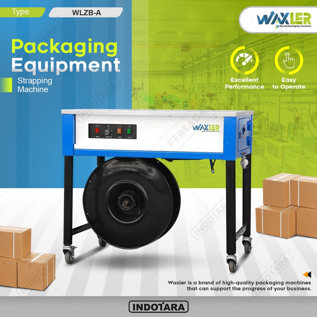 Jual Mesin Strapping Packing Dus Ikat Semi Automatic Waxler - WLZB A ...