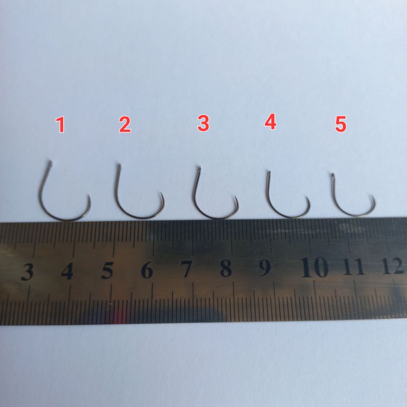 Jual kail udang galah shrimp hook tanpa ruit super tajam | Shopee Indonesia