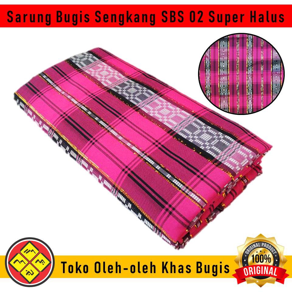 Jual Kain Sarung Tenun Bugis Sutra Sengkang Type SBS 02 Super Premium ...