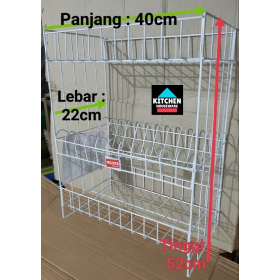 Jual Rak Piring Meja 3 Susun | Shopee Indonesia