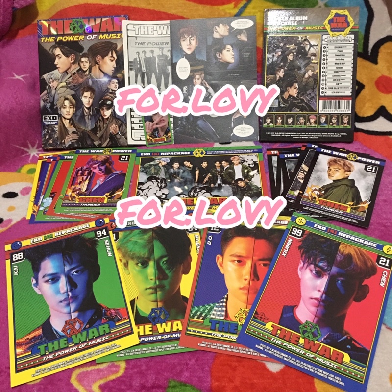 Jual ALBUM FULLSET EXO THE WAR "POWER" (BACA DESKRIPSI SEBELUM CO ...