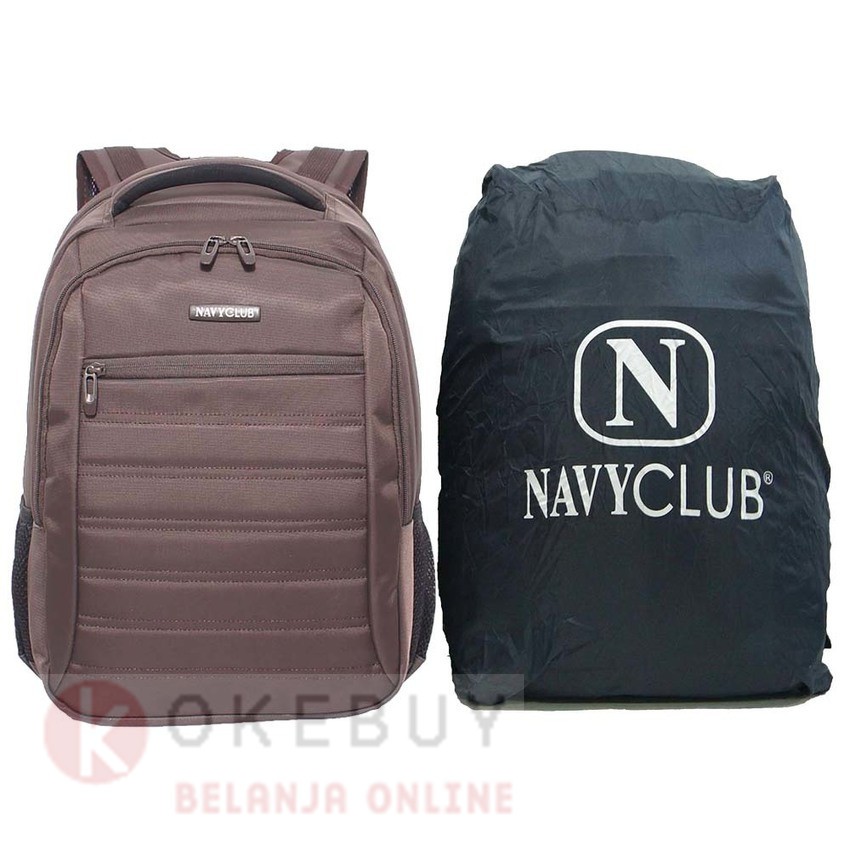 Jual Tas Ransel Navy Club 5829 Waterproof Laptop Backpack - Brown ...