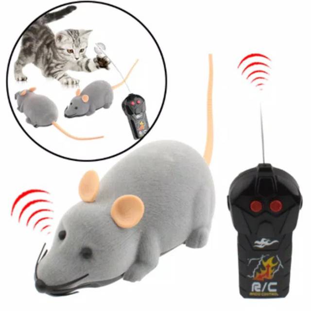 Jual Mini Mice Prank Toy With Remote control (Mainan tikus remote ...