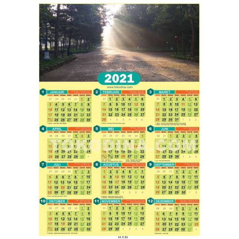 Jual KALENDER 1 LEMBAR 2021 FREE DESAIN / MINIM 50 LEMBAR | Shopee ...