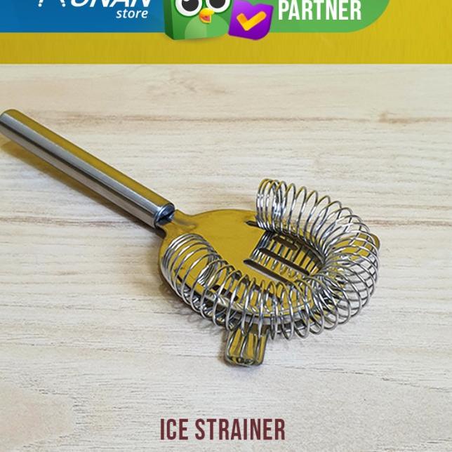 Jual Ice Strainer Cocktail Stainless Saringan Es Batu Bartender Ice ...