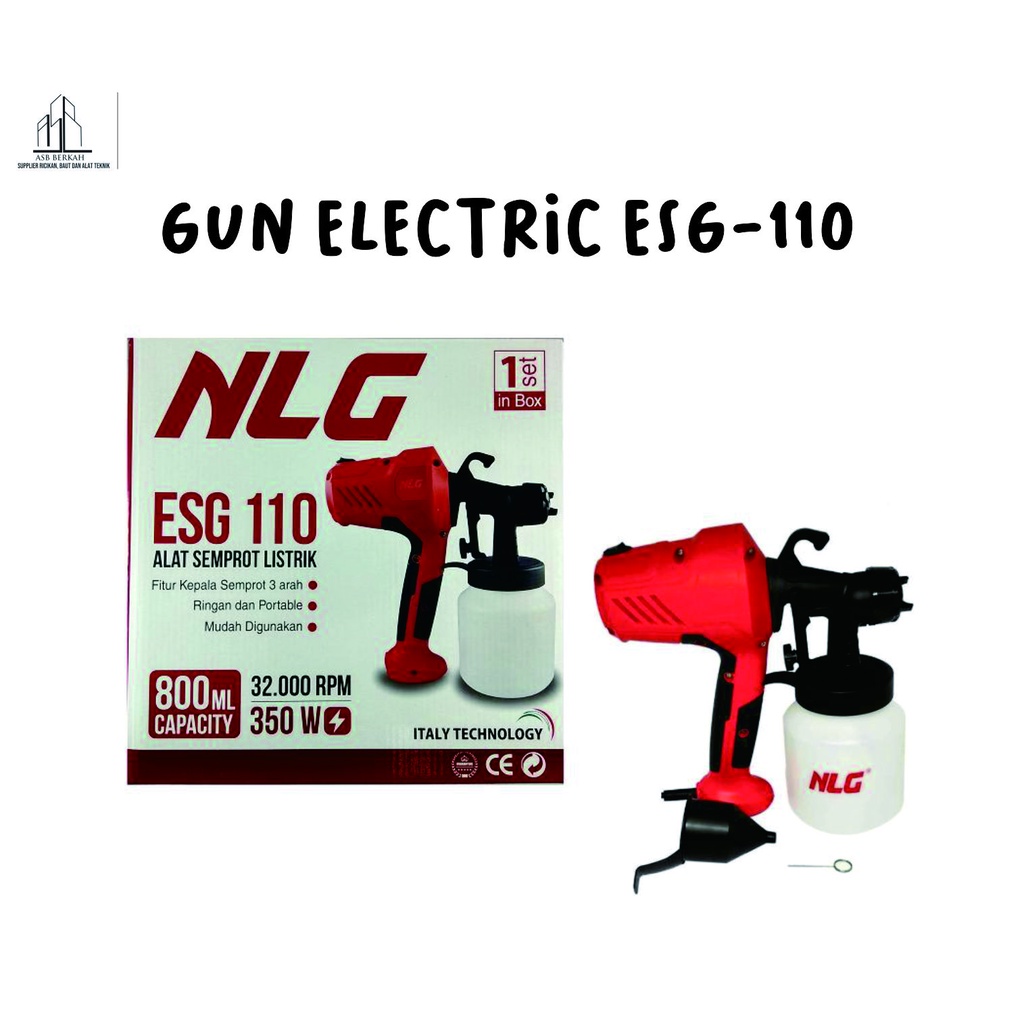 Jual Alat Semprot Listrik/Spray Gun Electric ESG-110 NLG | Shopee Indonesia