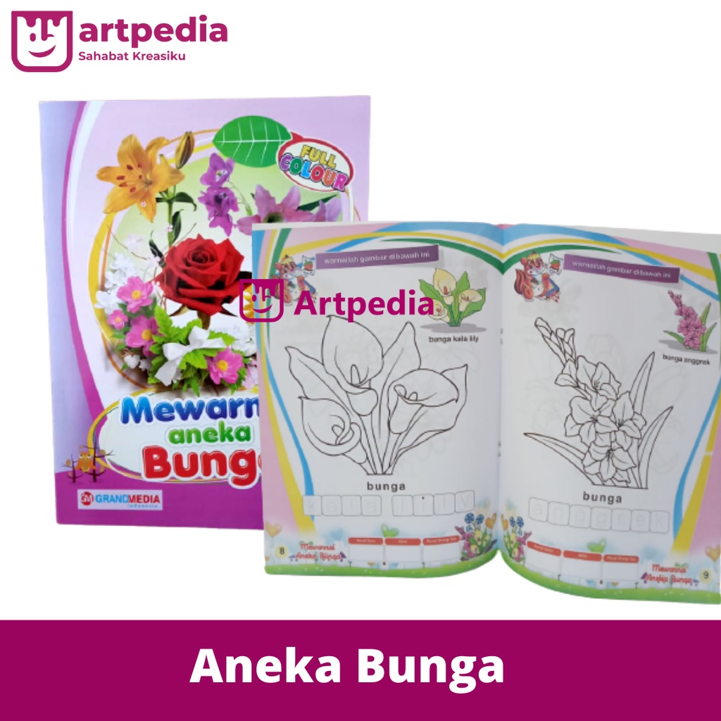 Jual Buku Mewarnai Anak Full Color / Buku Mewarnai Coloring Book ...