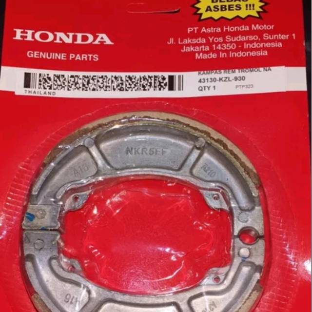 Jual KAMPAS REM belakang beat KARBU beat fi Vario 110 Vario 125 Vario ...