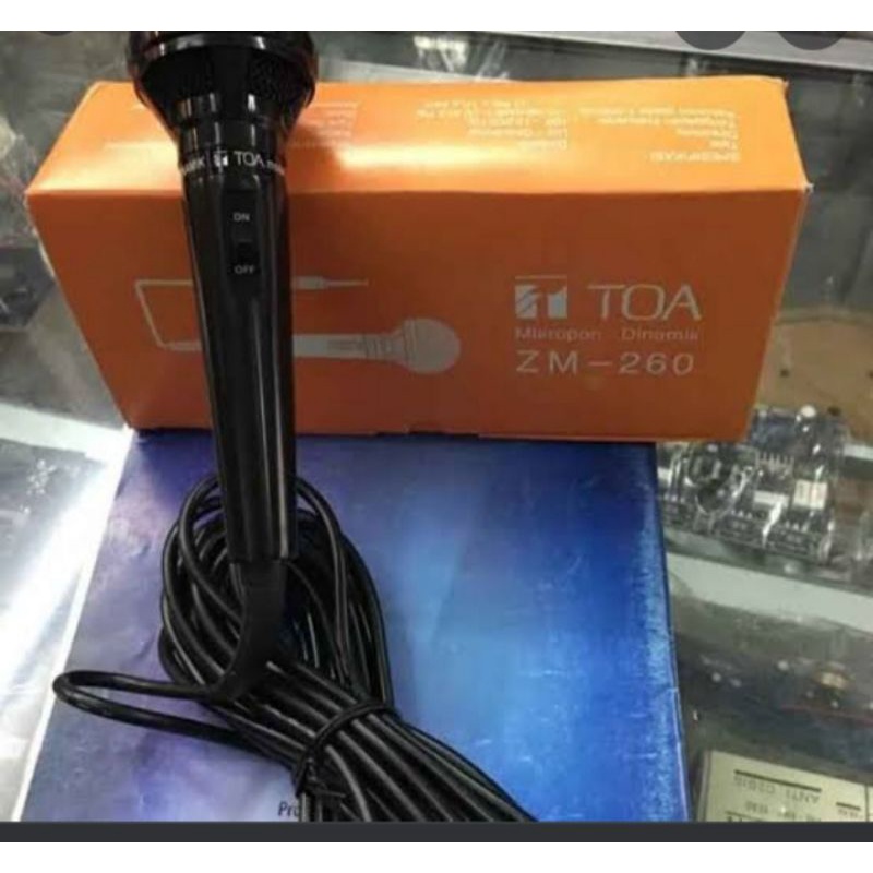 Jual Mic TOA Kabel ZM-260 Mikropon Dinamik,MIC Legendary | Shopee Indonesia