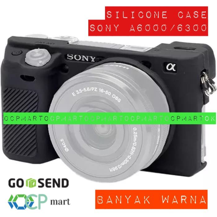 Jual Silicone Case Sony Alpha A6000 A6300 silikon tas a 6000 a 6300 - Hitam | Shopee Indonesia