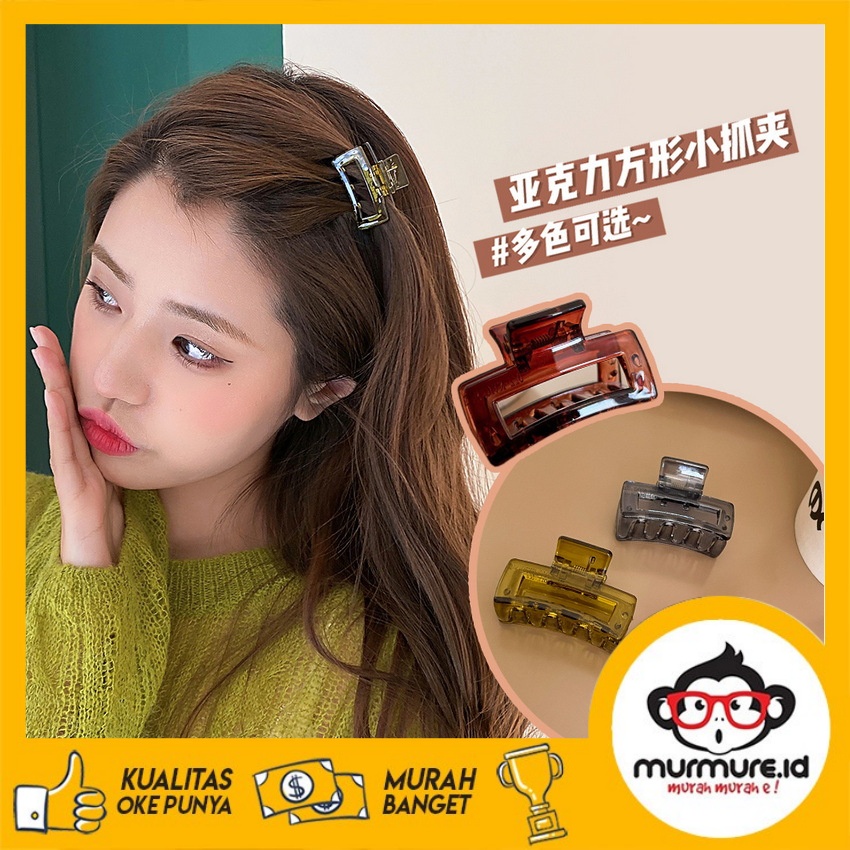 Jual MURMURE.ID | MINI JEPIT KLIP RAMBUT KOTAK MEDIUM JUMBO GLOSSY ...