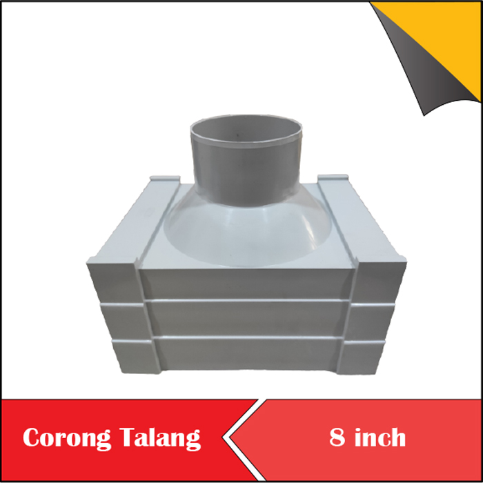 Jual CORONG TALANG 8 KOTAK CORONG TALANG PVC LUBANG PEMBUANGAN AIR KO ...