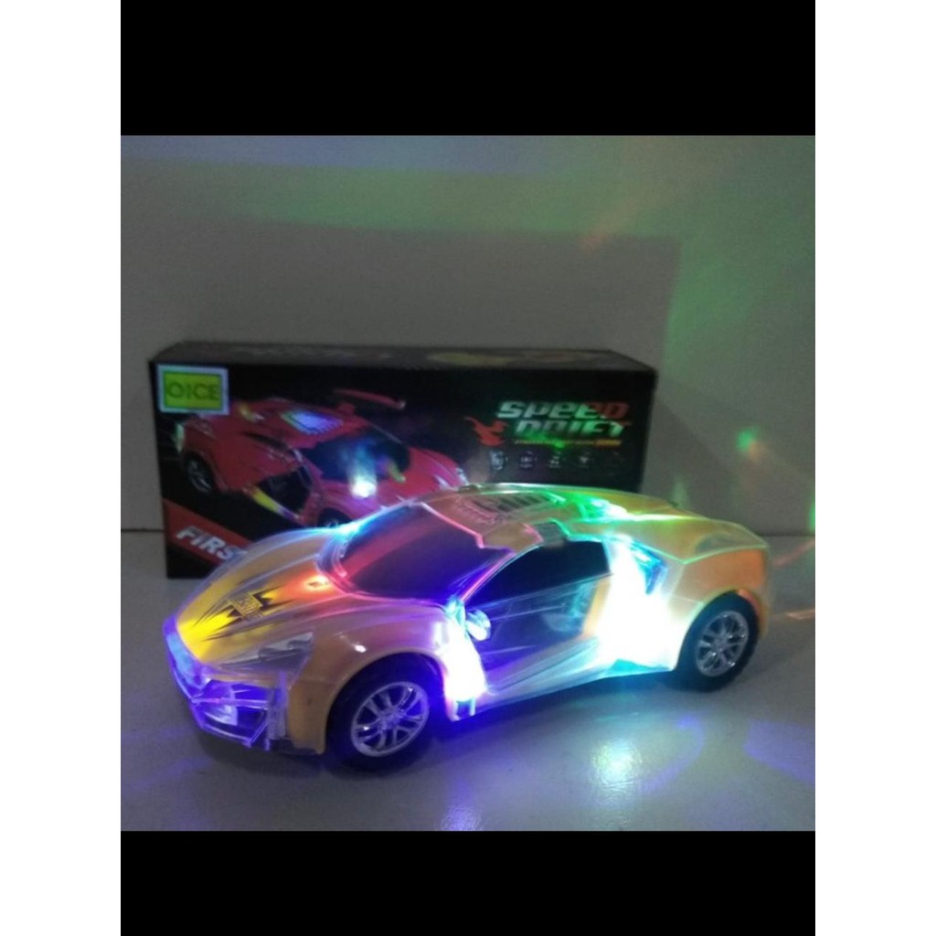 Jual Mobil speed car drift led nyala suara bump and go balap sedan ...