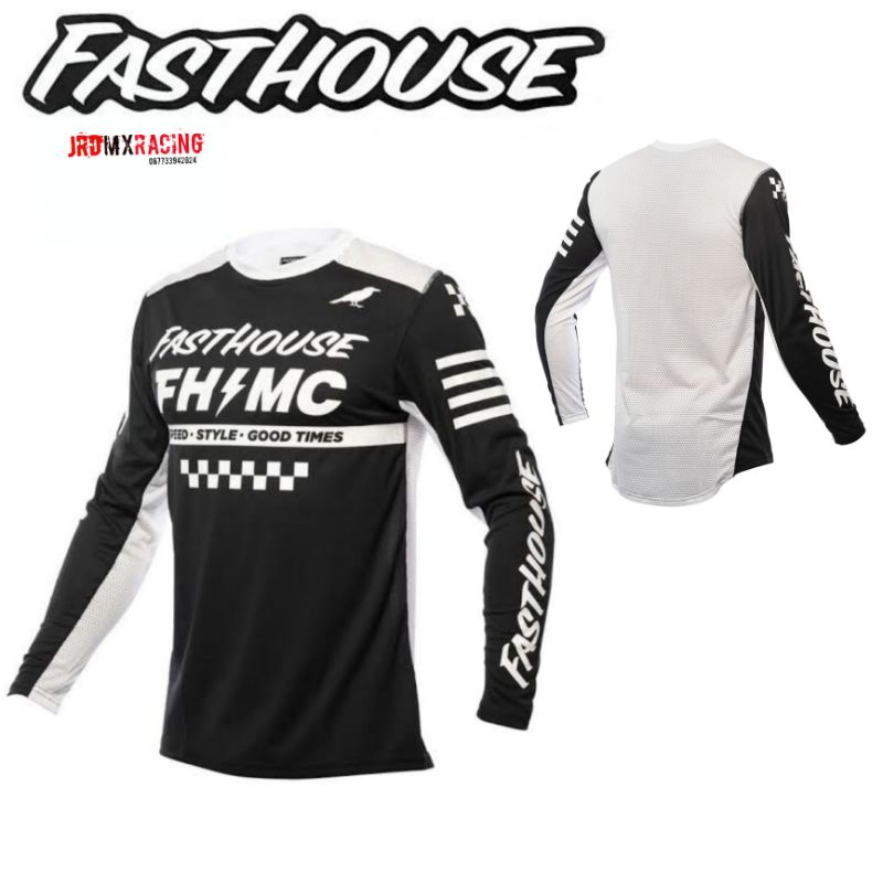 Jual JERSEY FASTHOUSE AC ELROD BLACK ORIGINAL JERSEY MOTOCROSS FASTHOUSE AC ELROD ORIGINAL ...