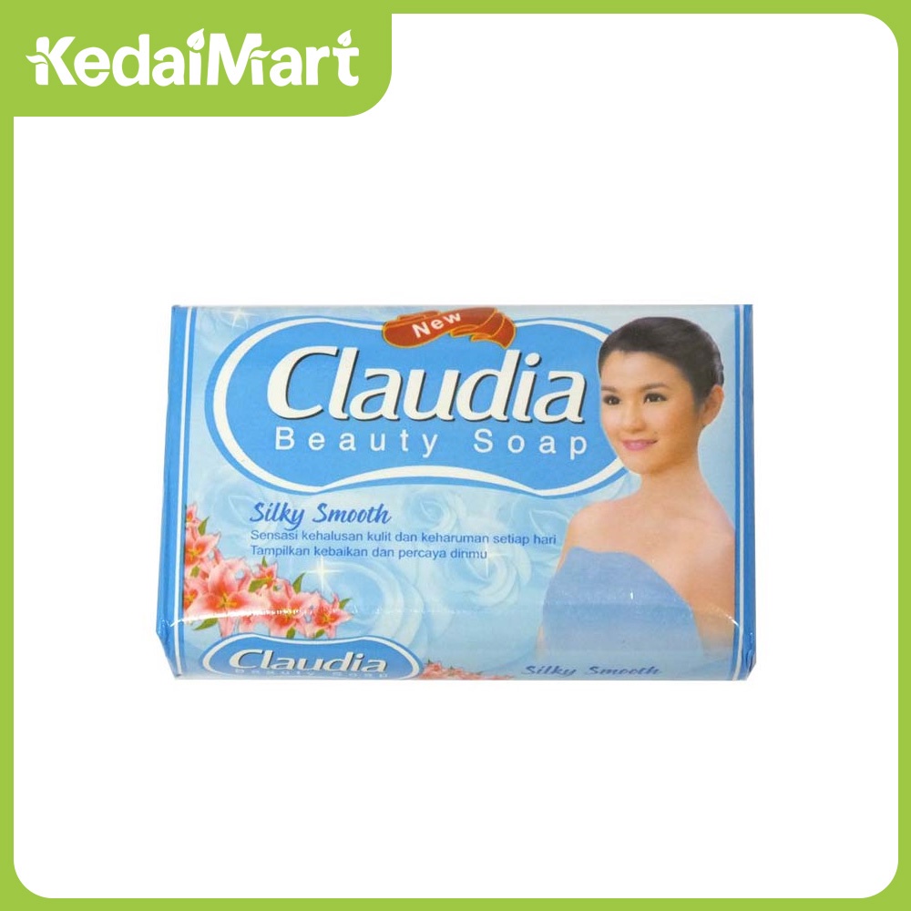 Jual Claudia Sabun Mandi (White) Silky Smooth Bar 60 Gram | Shopee ...