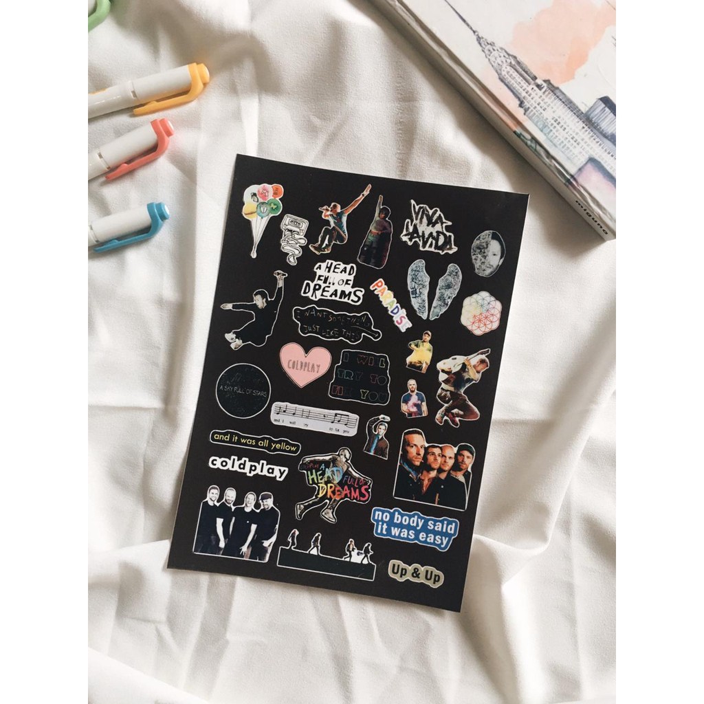 Jual Coldplay sticker set | Shopee Indonesia