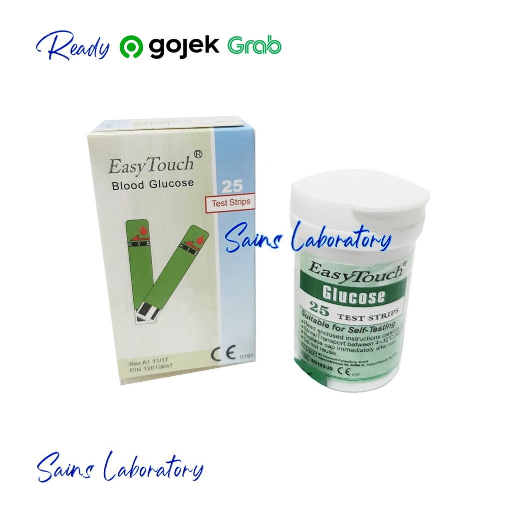 Jual Strip Gula Darah Tes Glucose Strip Easy Touch Uji Gula Darah 1 ...