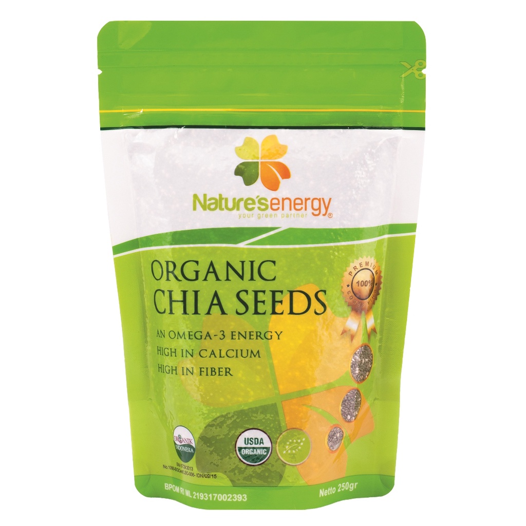 Jual Natures Energy Chia Seeds 250Gr | Shopee Indonesia