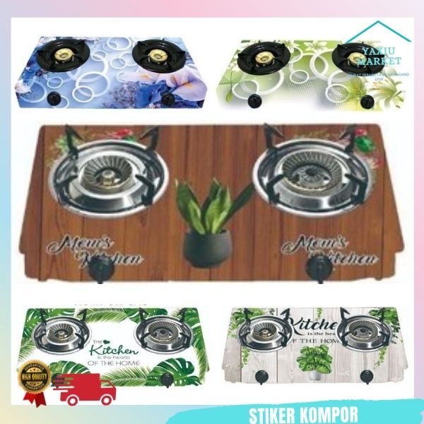 Jual Stiker Kompor 2 Tungku Anti panas tahan air | Shopee Indonesia