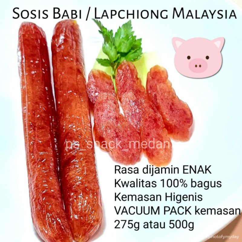 Jual Sosis Babi / Lapchiong Home Industry Malaysia *Non Halal* (500gram ...