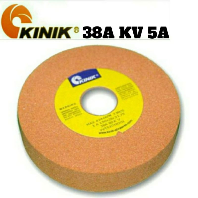 Jual Batu gerinda duduk 6 Inch Grit 80 KINIK Grinding Wheel 150 X 6 X ...