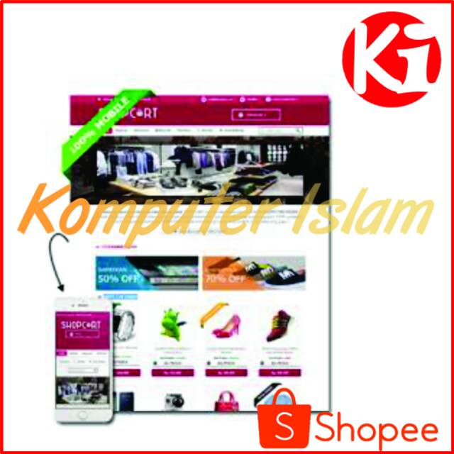 Jual Template Premium Blogger [SHOPCART Blogger Template] | Shopee Indonesia